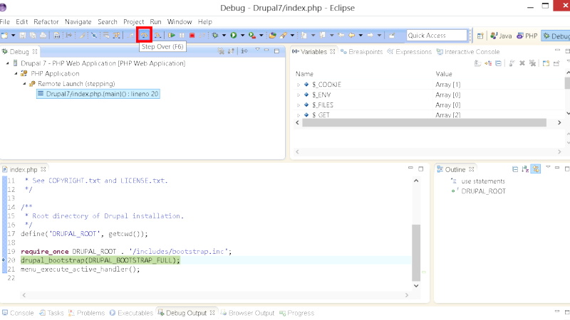 Depuración remota de Drupal con Eclipse y Xdebug | Vásquez Ponte